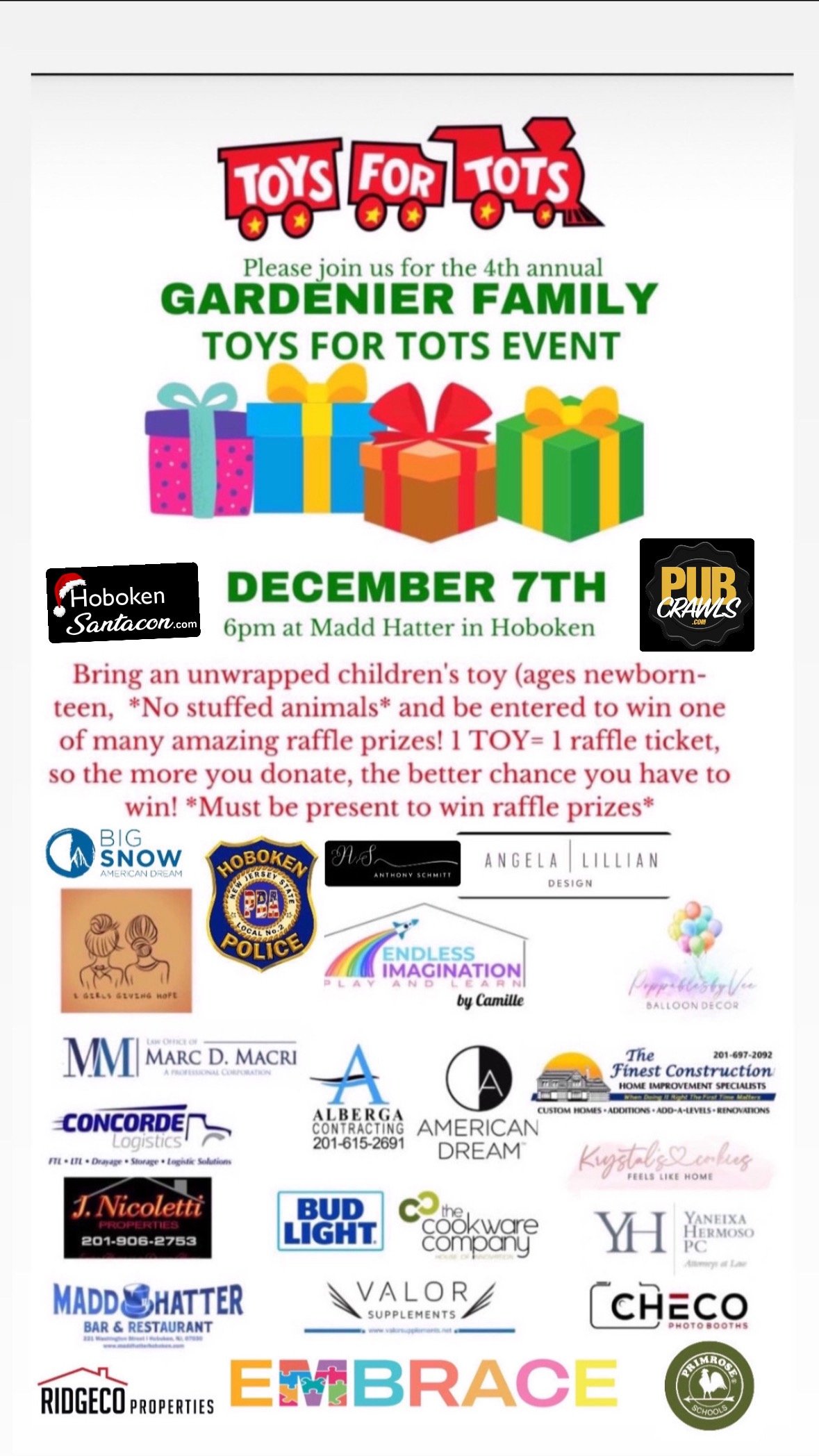 Hoboken Santacon Crawl